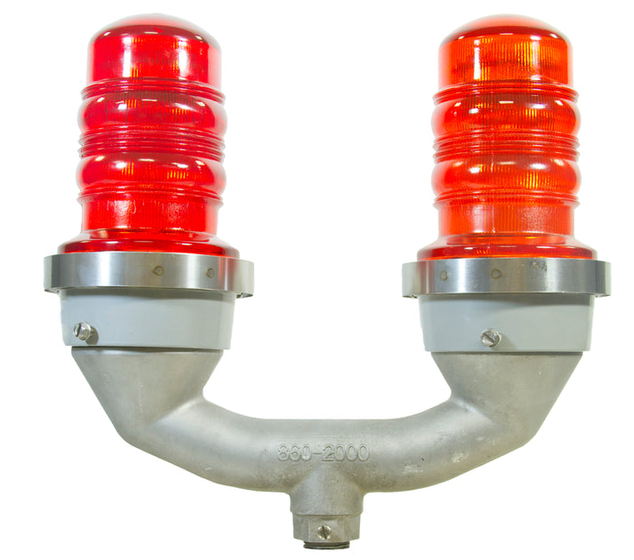 L-810 860 Series 120 vac double obstruction light | Broadcast Buildings ...